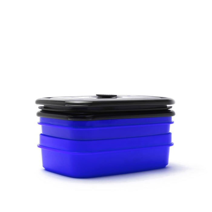 3pck Assorted Reusable Crib Containers - Blue