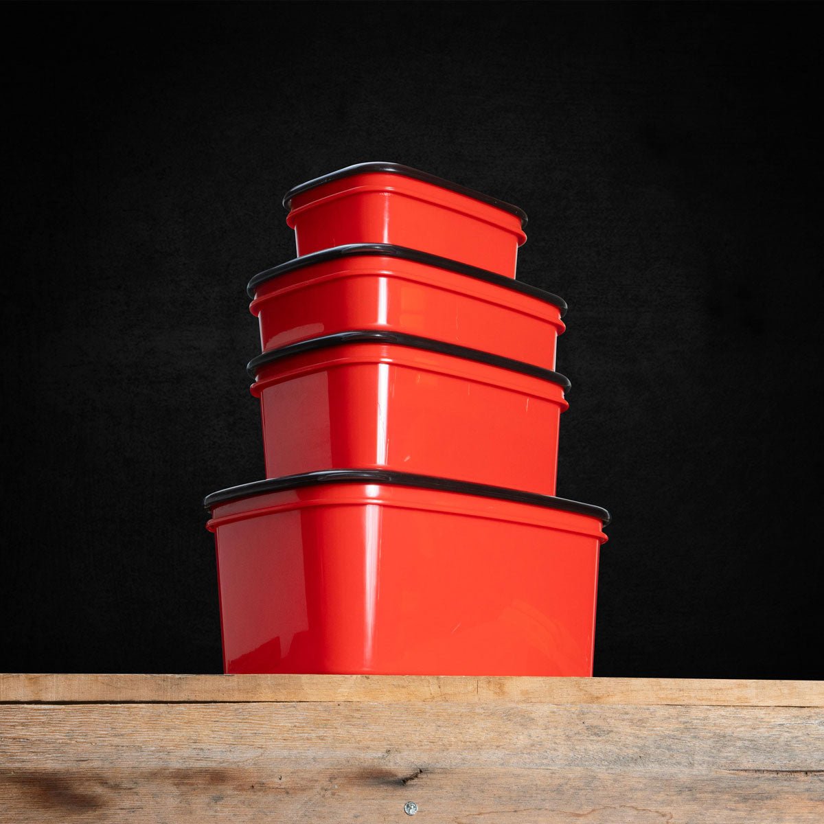 Reusable Vacuum-Sealable Crib Container Set - Variety Pack |Red|