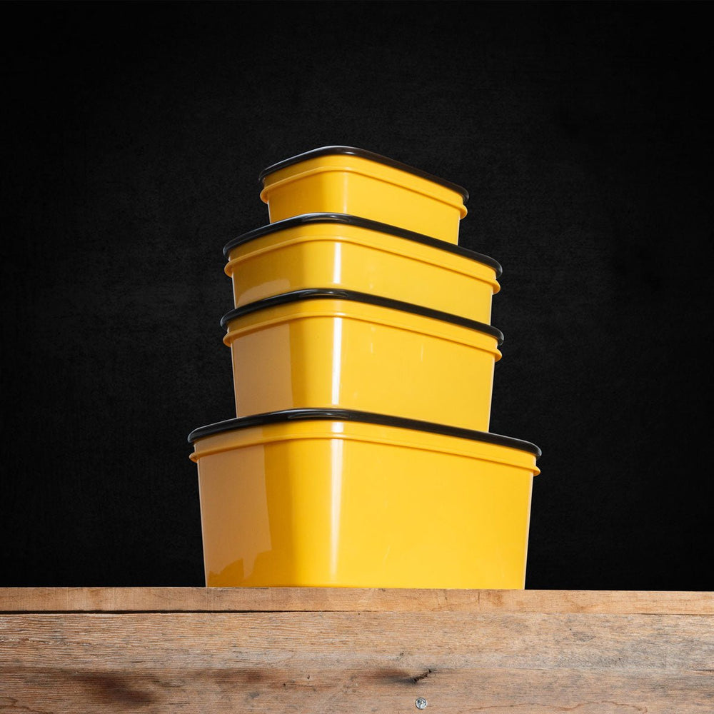 Reusable Vacuum-Sealable Crib Container Set - Variety Pack |Yellow|