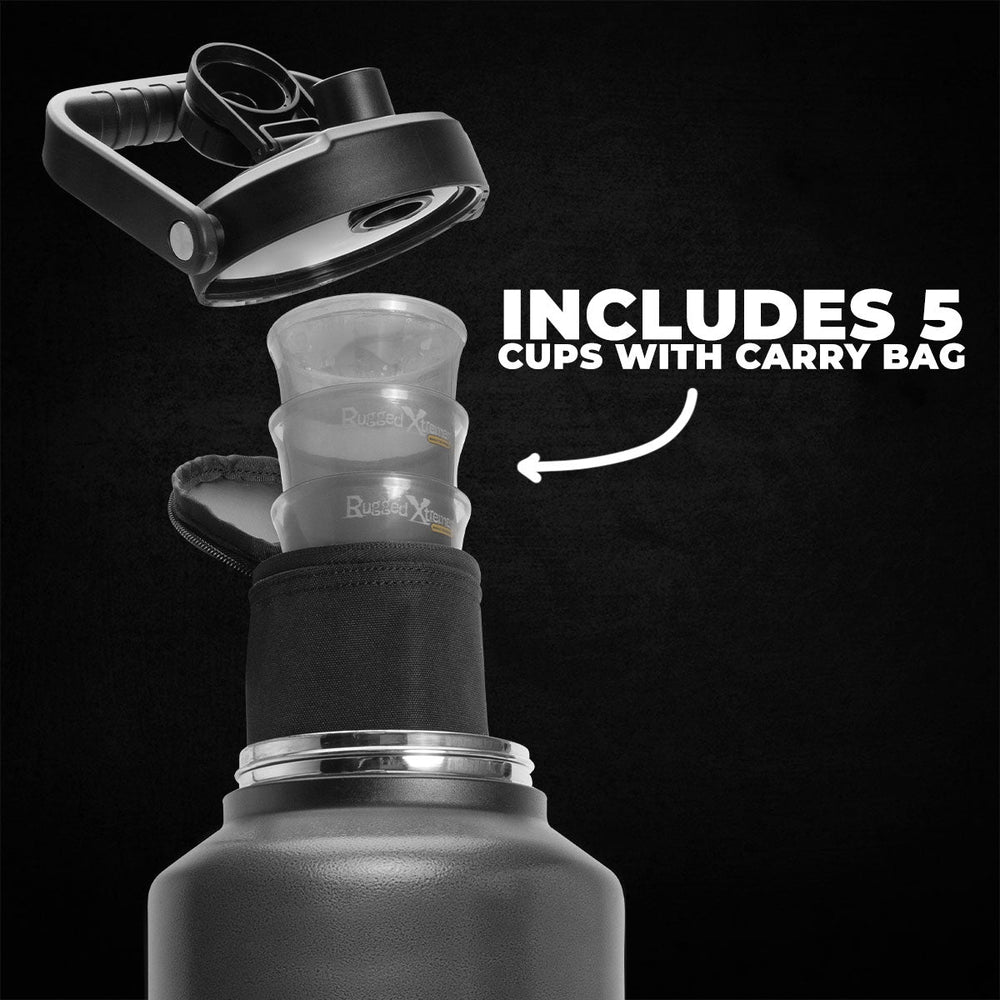 6L INSULATED BOTTLE + CUPS