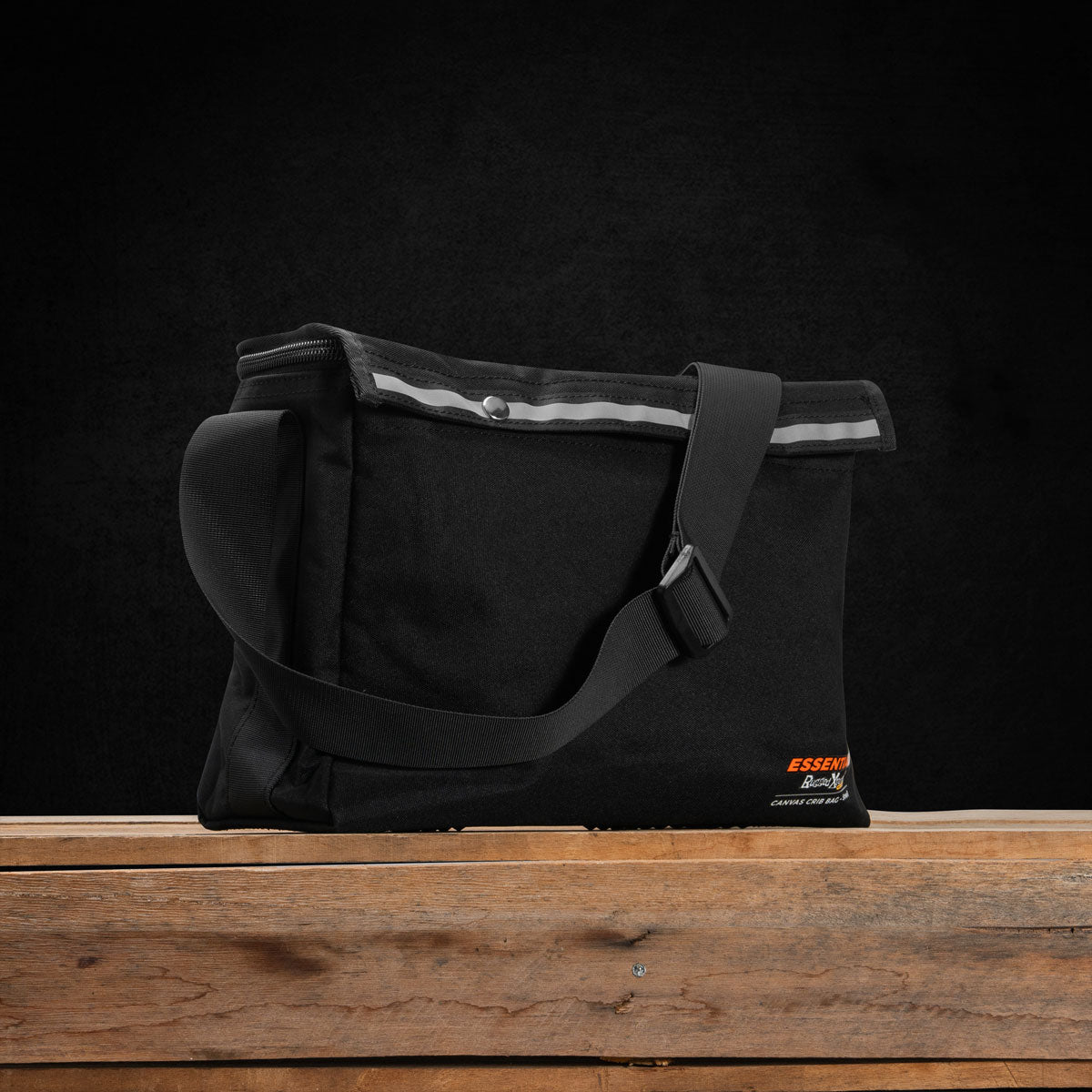 Rugged Xtremes Canvas Crib Bag Black | Small