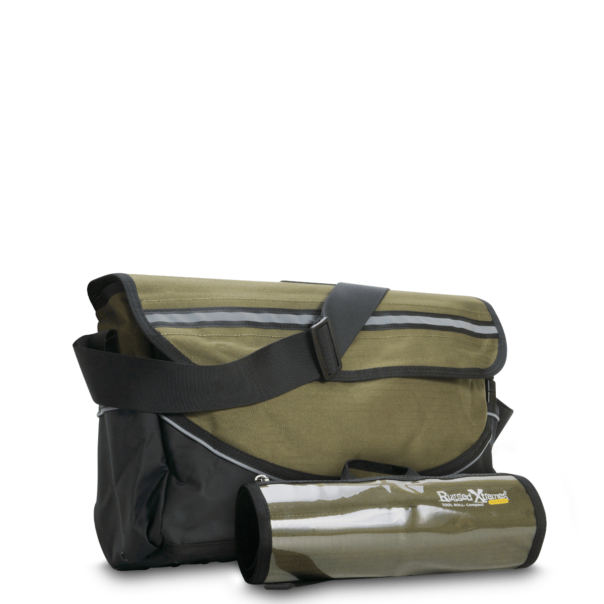 Rugged Xtremes Crib Tool Bag Green Canvas | Medium