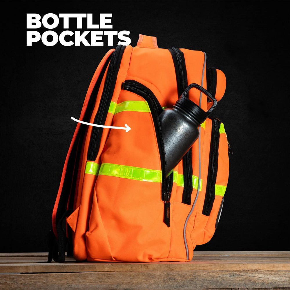 Rugged Xtremes Laptop/Travel Backpack | HIVIS Orange