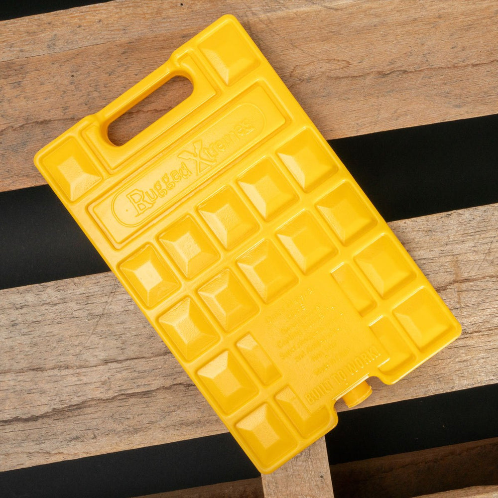 Rugged Xtremes Heavy-Duty Yellow Ice Brick 200 x 125 x 25mm | Small