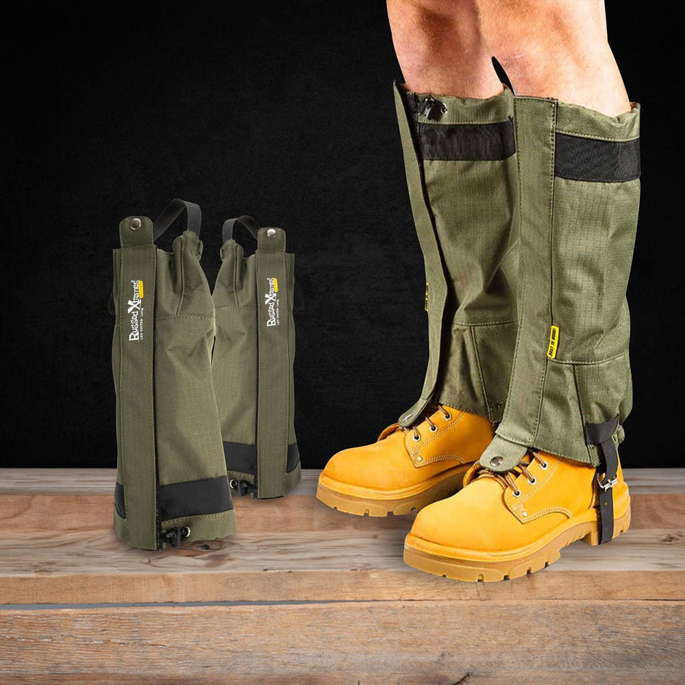 Rugged Xtremes Heavy-Duty Canvas Leg Gaiters | Snake Resistant