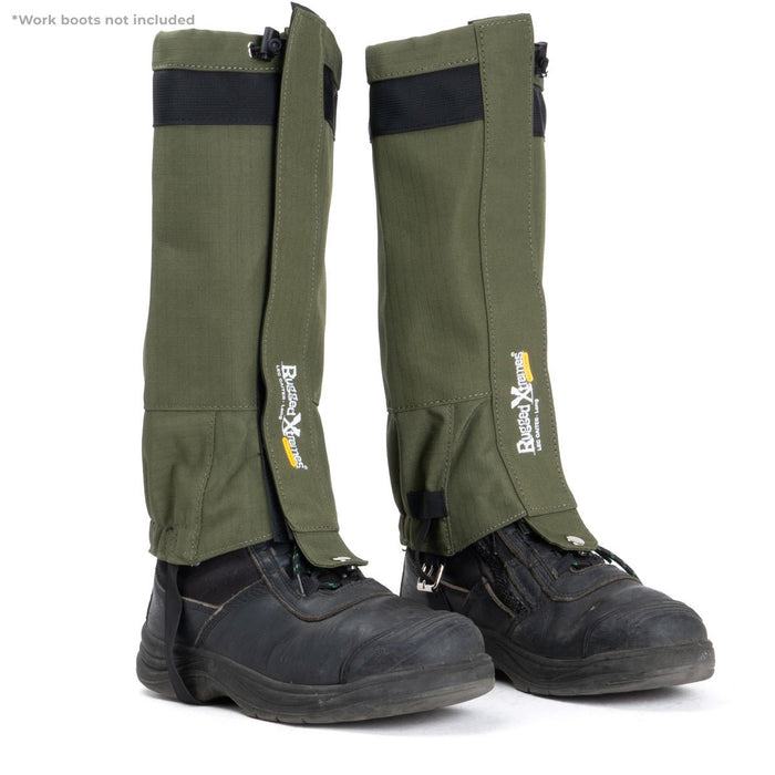 Rugged Xtremes Heavy-Duty Canvas Leg Gaiters | Snake Resistant