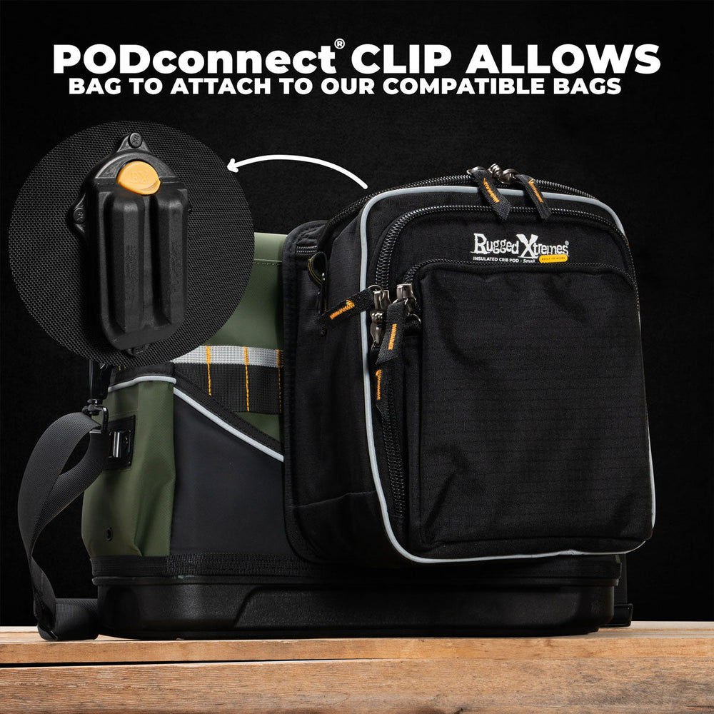 Rugged Xtremes Insulated POD Connect Crib Bag | Black