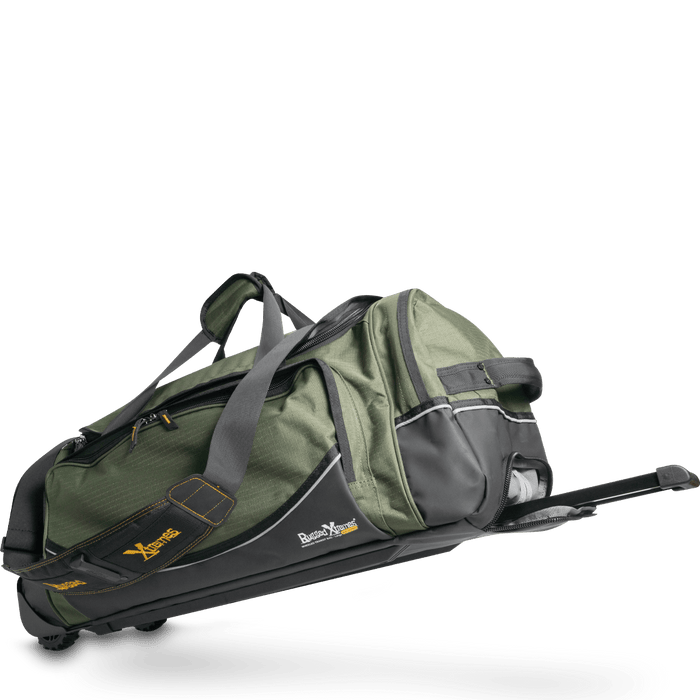 Rugged Xtremes Wheeled Transit Duffle Bag Canvas | Green